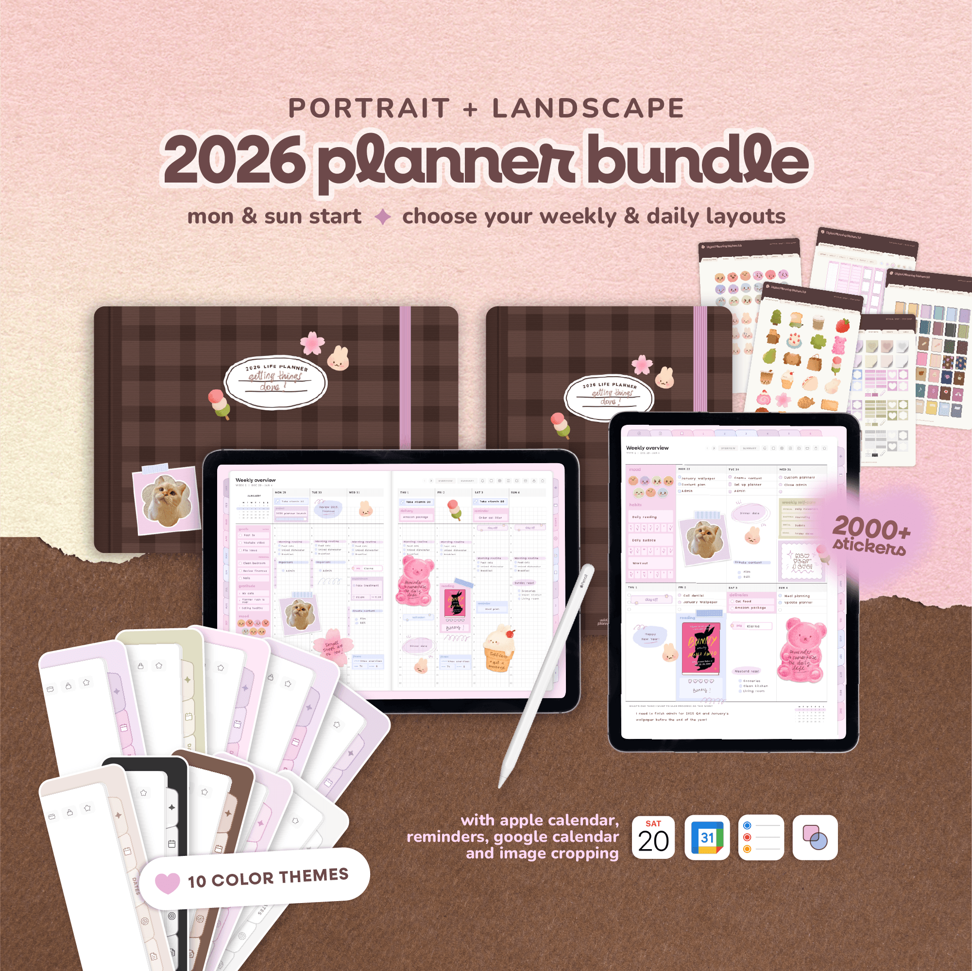 2026 Life Planner Bundle – WildberryPlanner