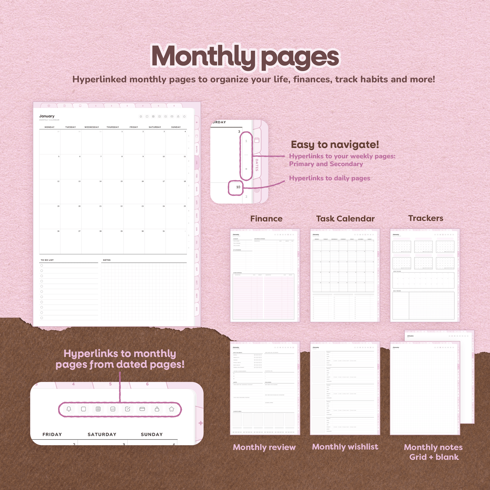 2026 Life Planner Portrait – WildberryPlanner