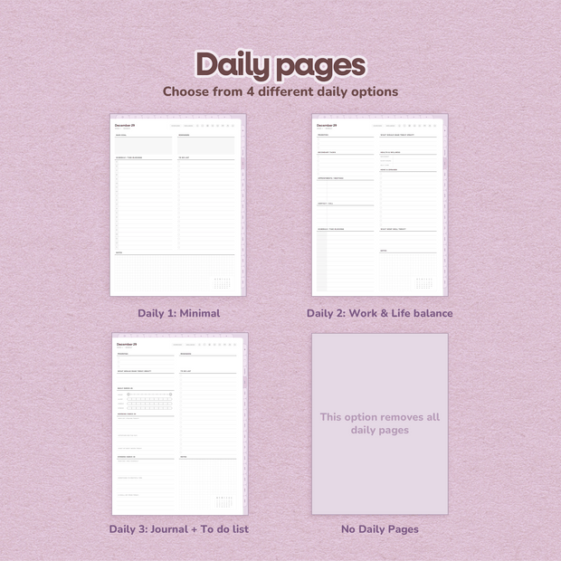 2026 Life Planner Portrait – WildberryPlanner